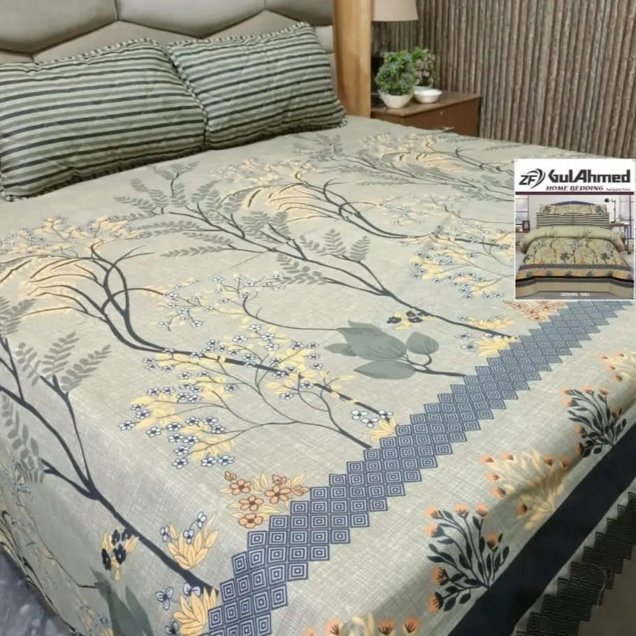 3 Pcs Bed sheet B-42 – Bed Fantasy